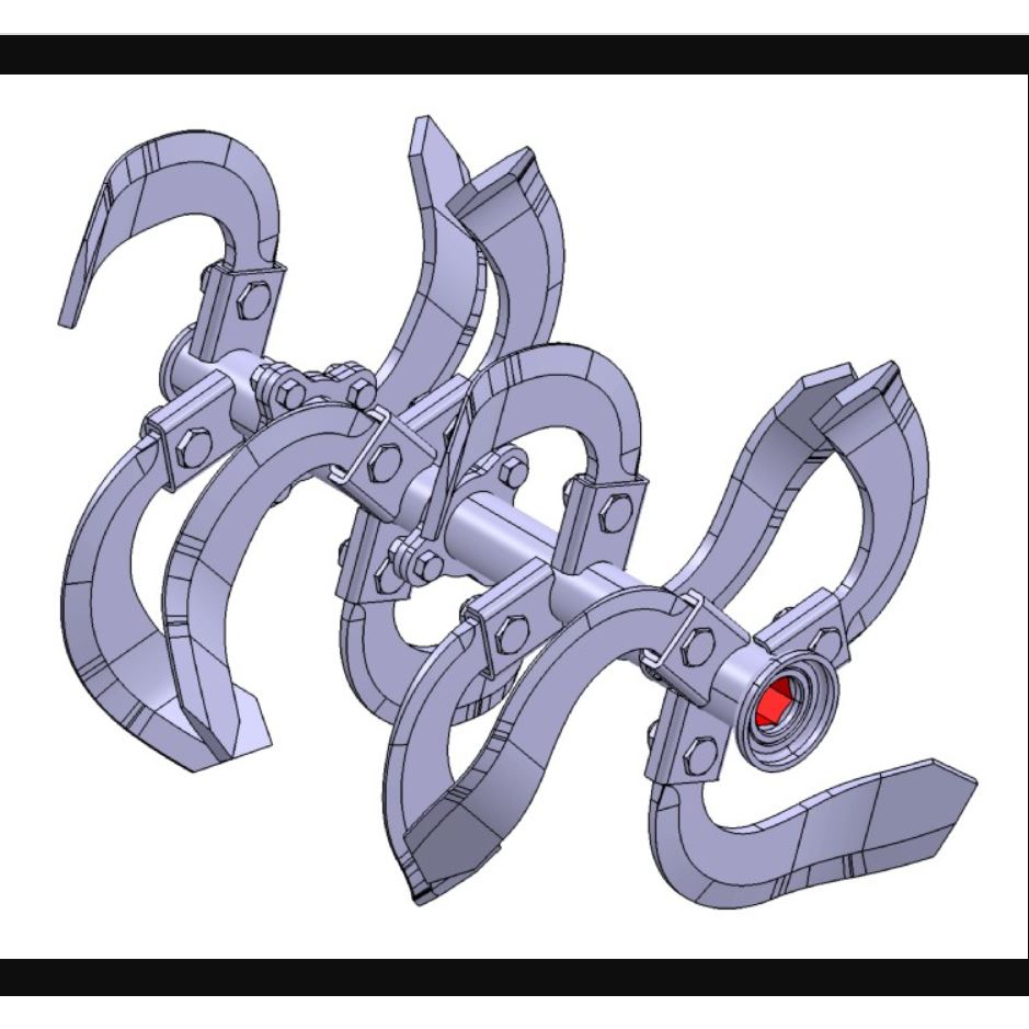 Jual Main Rotary Blade J/S Kanan Kiri Cultivator Quick Cakar Baja Mini ...