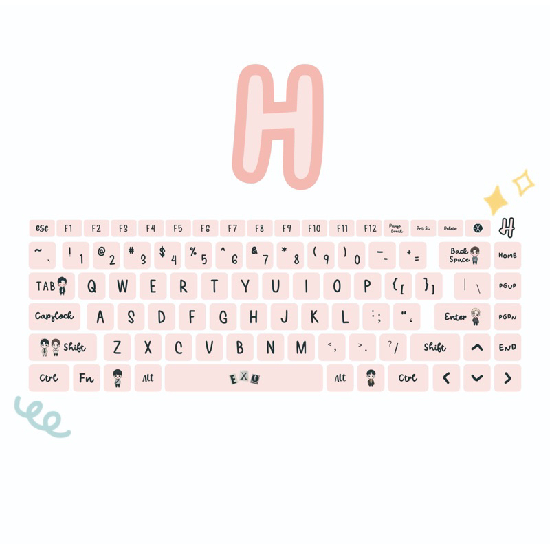Jual HWL STUDIO - EXO KEYBOARD STICKER - stiker keyboard exo - exo ... Jual HWL STUDIO - EXO KEYBOARD STICKER - stiker keyboard exo - exo ...