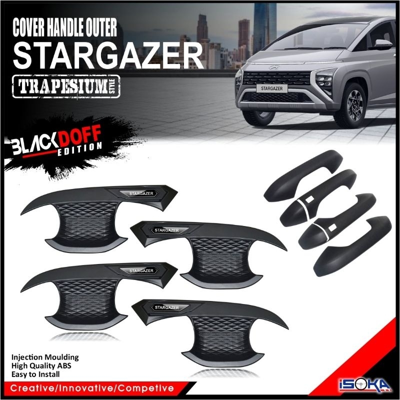 Jual Paket Outer Handle Hyundai STARGAZER Hitam doff | Shopee Indonesia