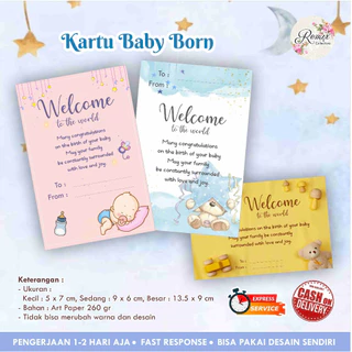 Jual Kartu Ucapan Kelahiran Bayi Terlengkap & Harga Terbaru Mei 2024 | Shopee Indonesia