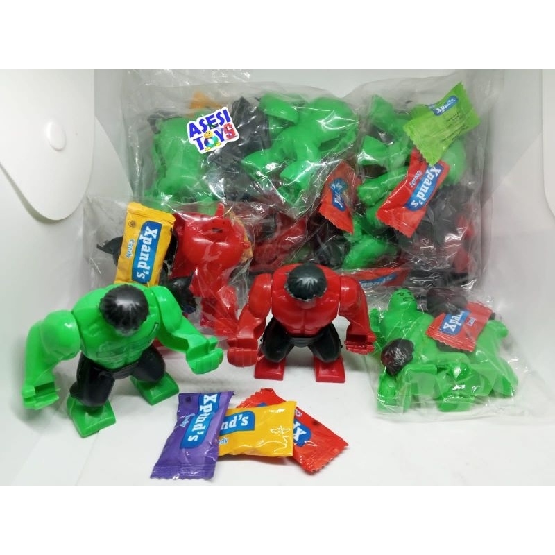 Jual permen anak warung mints mainan HULK 10pcs | Shopee Indonesia