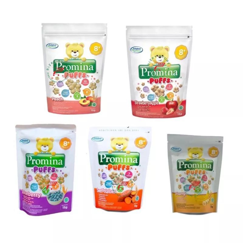 Jual [New] [Ready stock] Promina puff biskuit camilan bayi 1pcs ...