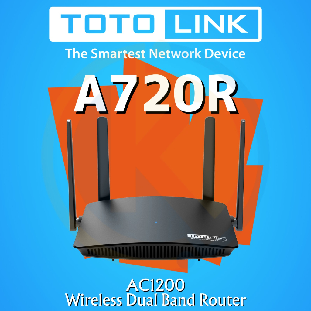 Jual TOTOLINK AC1200 ROUTER WIRELESS DUAL BAND [A720R] | Shopee Indonesia