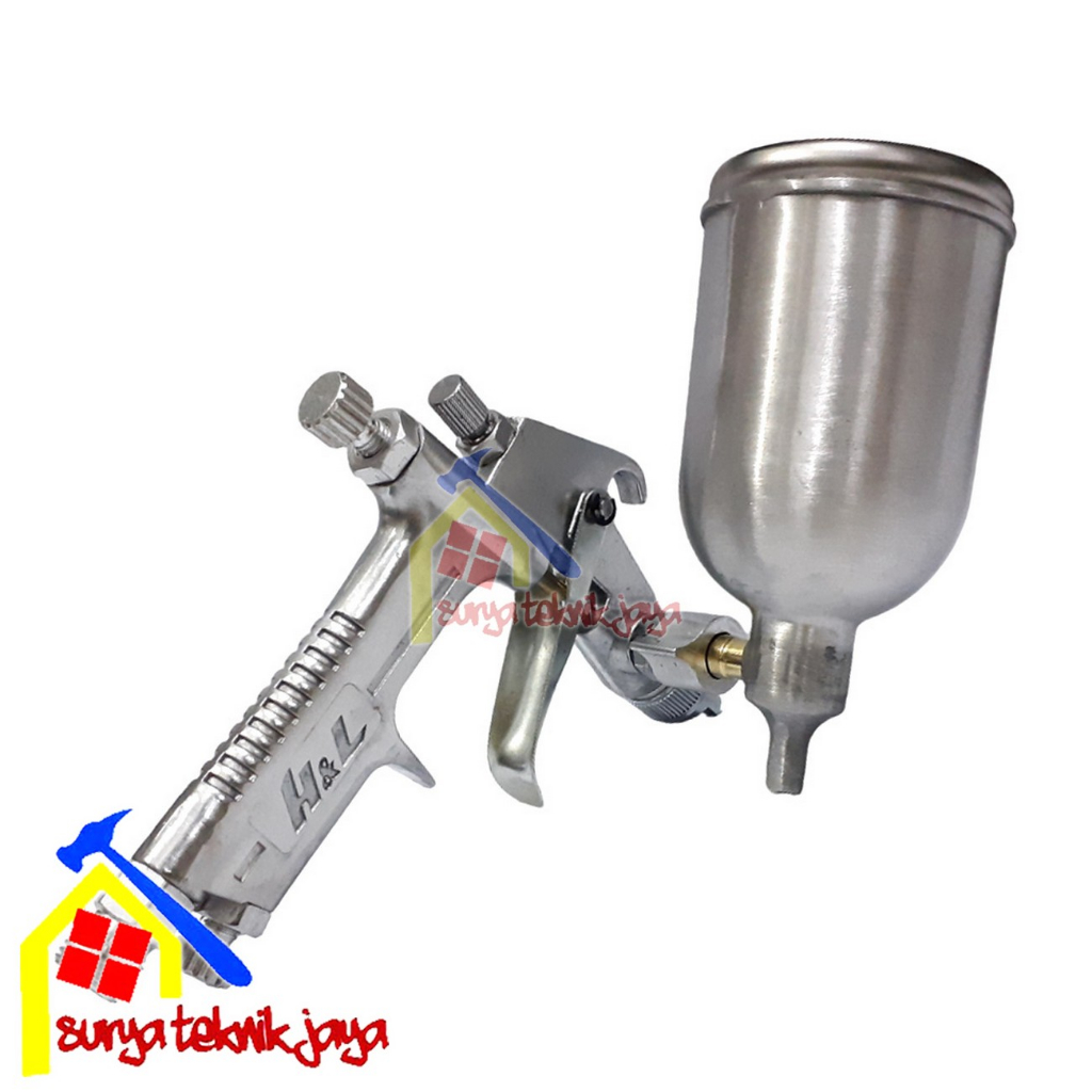 Jual [cuci gudang] K3B H&L PRO Spray Gun Lengkap Tabung Cat 200cc ...