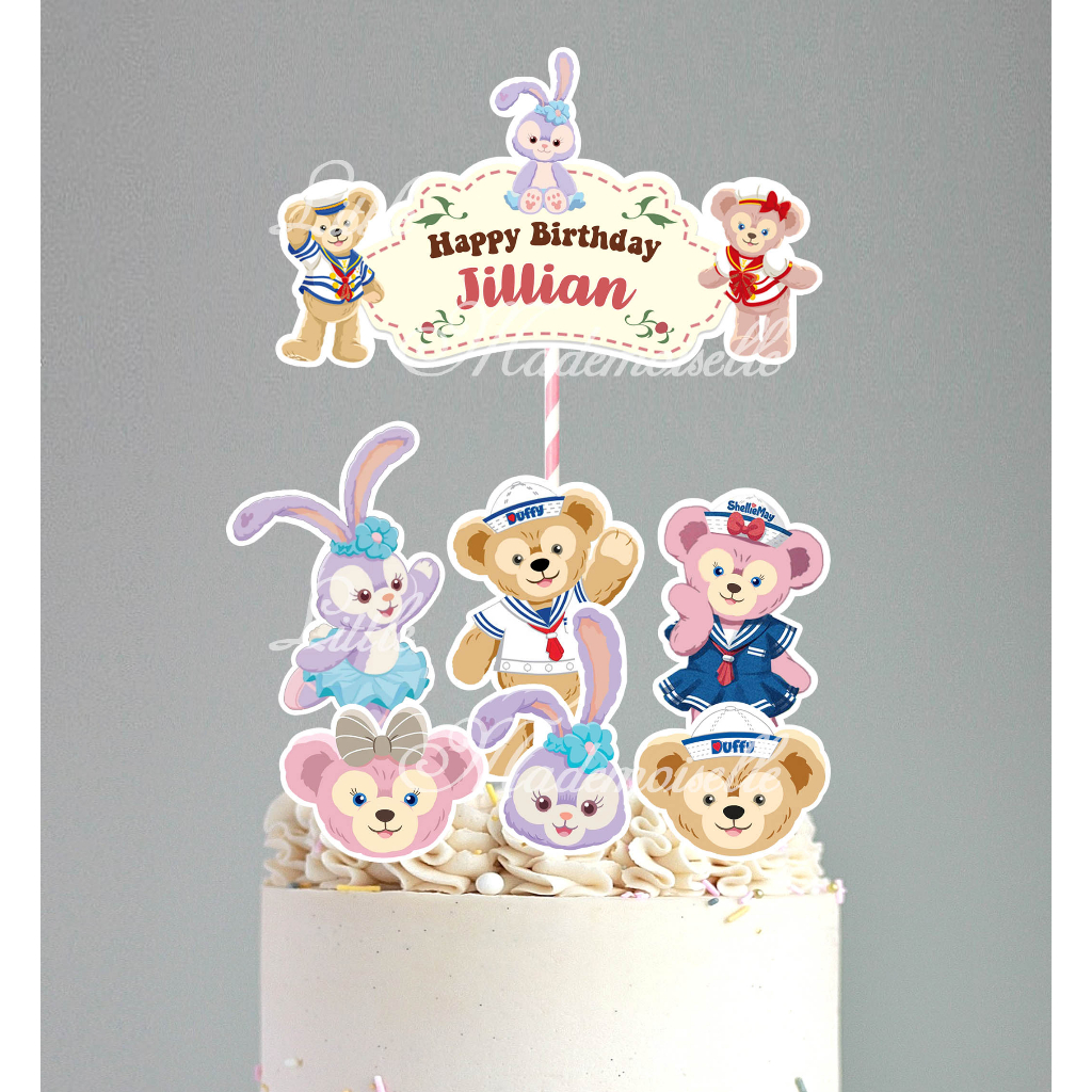 Jual Topper Birthday Cake Duffy Bear Shelie Mae Stella Lou Lina Bell