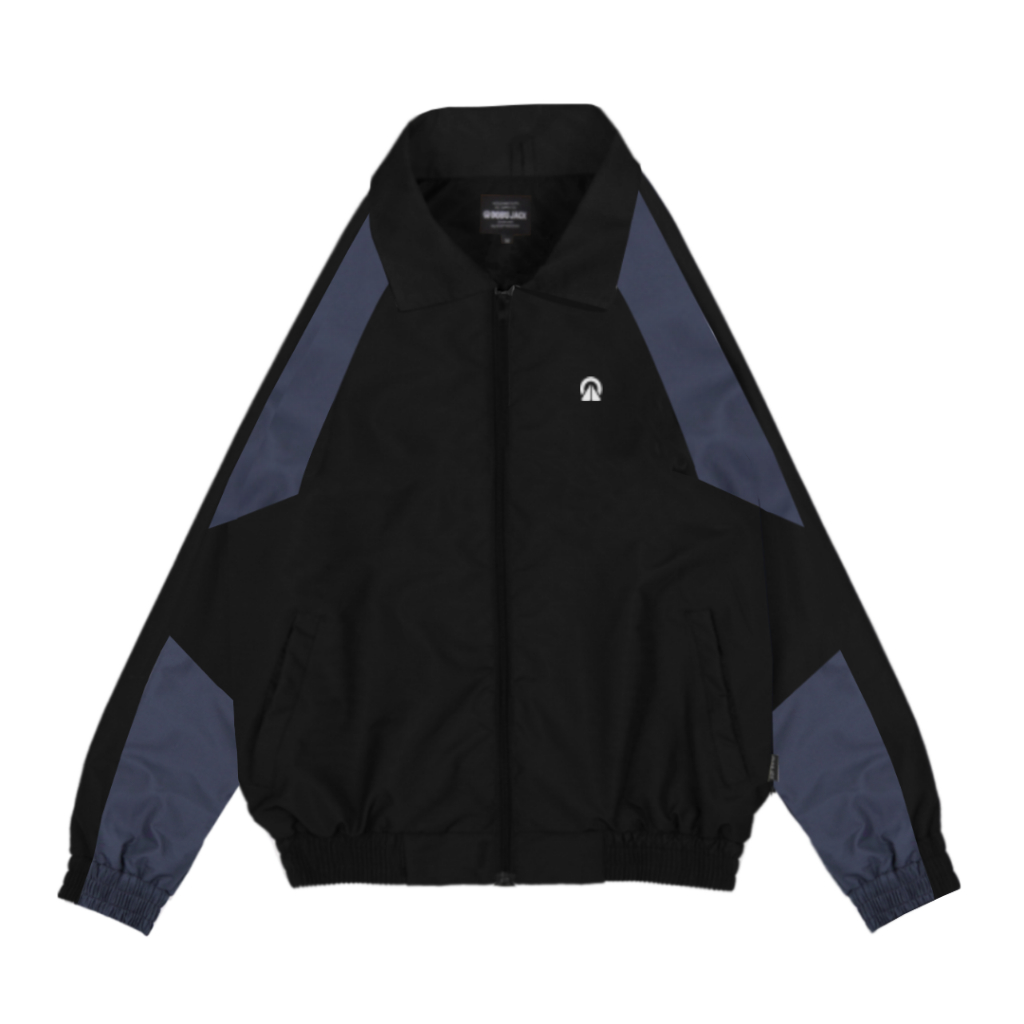 Jual Dobujack Tracktop Suit Jacket Toto Ebony Black | Shopee Indonesia