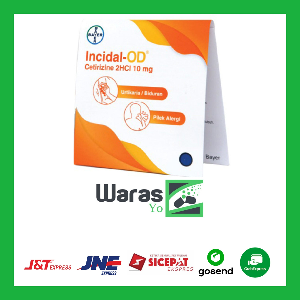 Jual [SW] Incidal-OD 4 Kapsul / INCIDAL OD KAPSUL ISI 4 / obat alergi ...