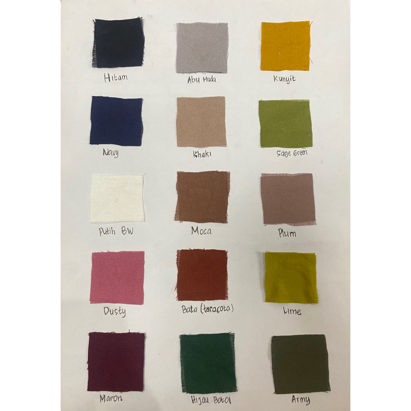 Jual KAIN RAYON TWILL PREMIUM ORIGINAL (HARGA PER 0,5 M) | Shopee Indonesia