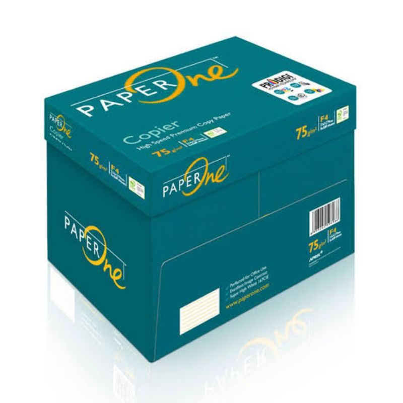 Jual Paperone Kertas HVS 1 BOX Murah Ukuran F4 75 gram isi 5 RIM | Shopee Indonesia