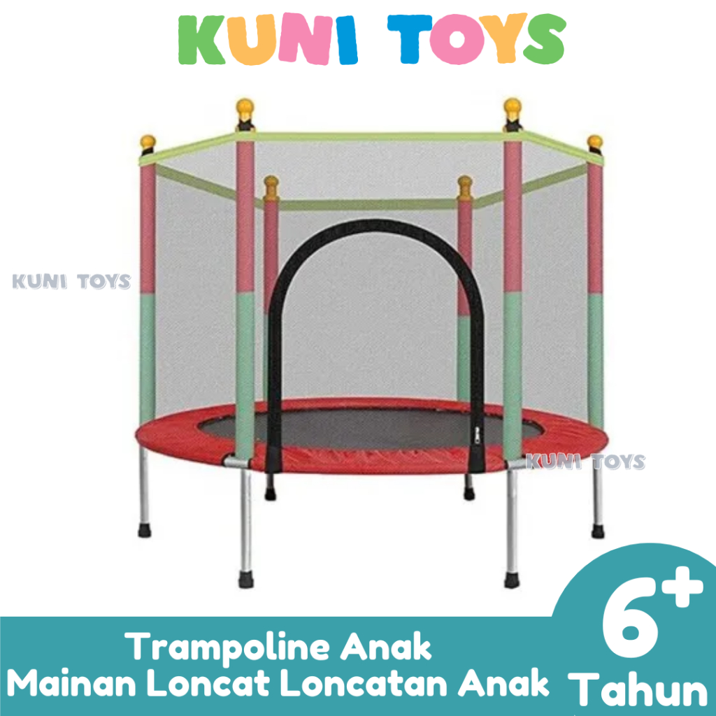 Jual Trampoline Anak Mainan Olahraga Loncat Loncatan Mainan Trampolin Lompat Anak Usia Umur 6 7 ...