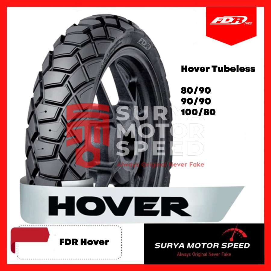 Jual FDR HOVER Ban Tubeless Depan Belakang 80,90,100 Ring 14 Vario, Pcx ...