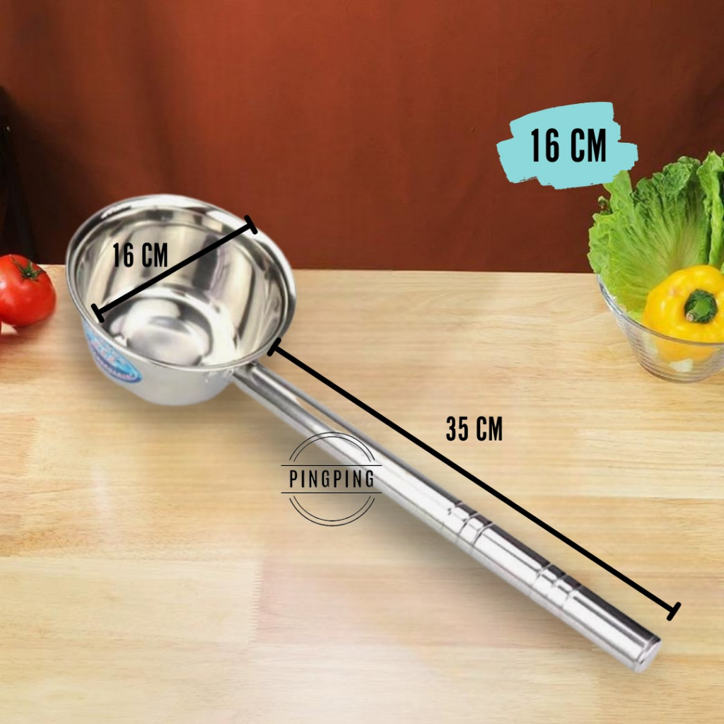 Jual panci gayung stainless steel / gayung masak stainless steel ...