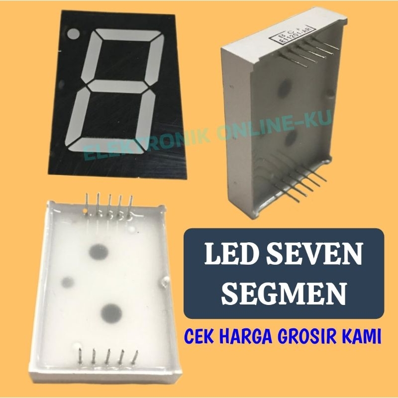 Jual LED SEVEN 7 SEGMENT SEGMEN | Shopee Indonesia