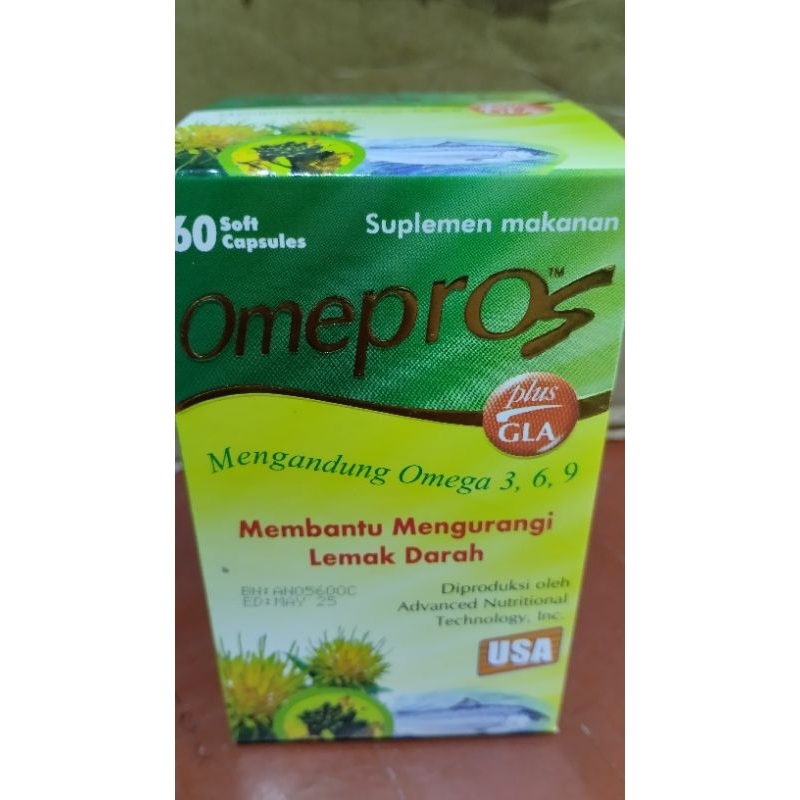 Jual Omepros Botol isi 60 Kapsul/Suplemen Vitamin untuk Mengurangi ...