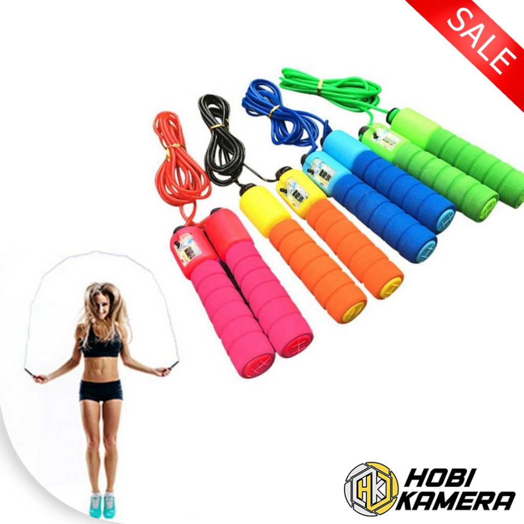 Jual Tali Skipping Rope dengan Aksesories Counter Hitung Gym - random ...