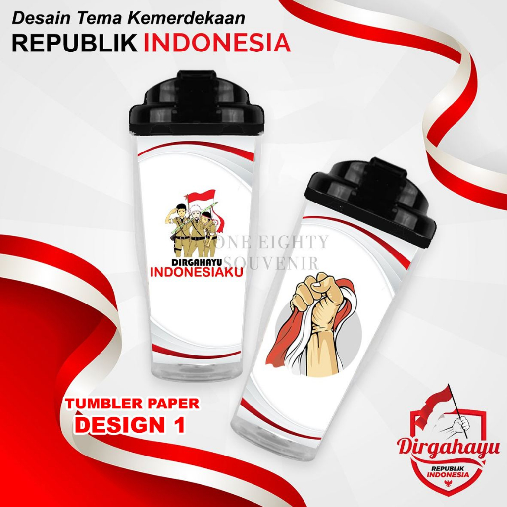 Jual Souvenir 17 Agustus Hadiah Lomba Tumbler Paper Custom 17 Agustusan ...