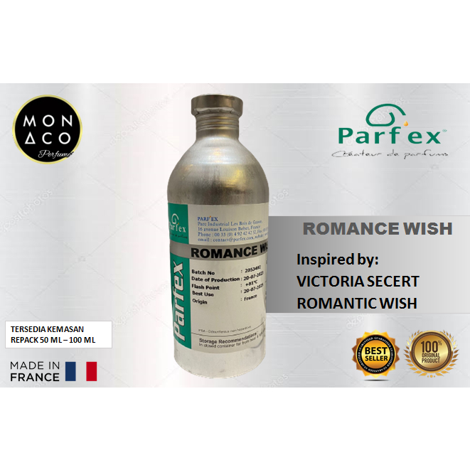 Jual ROMANCE WISH INSPIRED ROMANTIC WISH BY PARFEX - ASLI 100% | Shopee ...