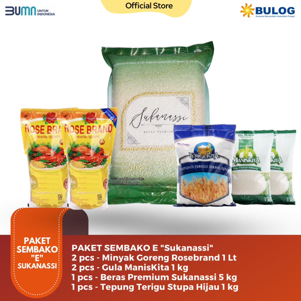 Jual BULOG - PAKET SEMBAKO E "SUKANASSI" | Shopee Indonesia