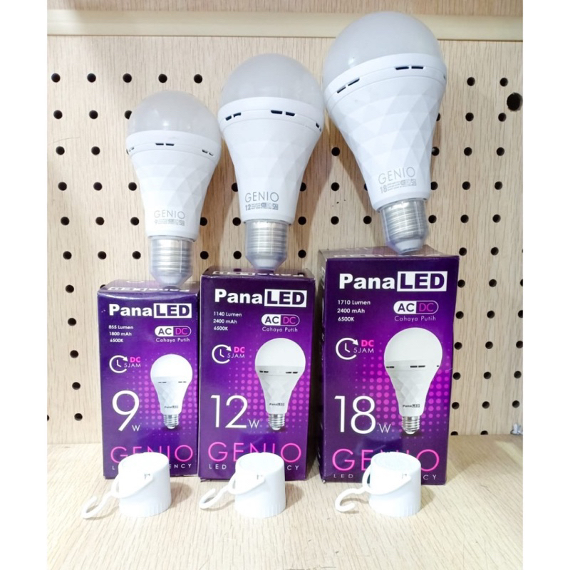Jual Lampu Panaled Emergency AC/DC LED Panaled Genio 9Watt, 12Watt ...