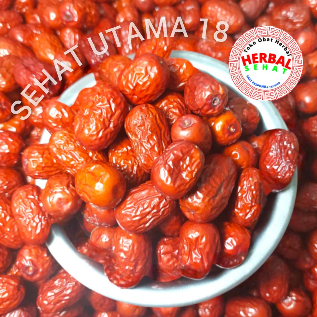 Jual 100 Gram Ang Co Kurma Cina 大红枣 Red Dates Angco Ang co Hongzao Hong ...