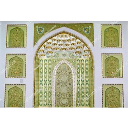 Jual mihrab wallbaner wallpaper 3d motif islami, wallpaper dinding ...