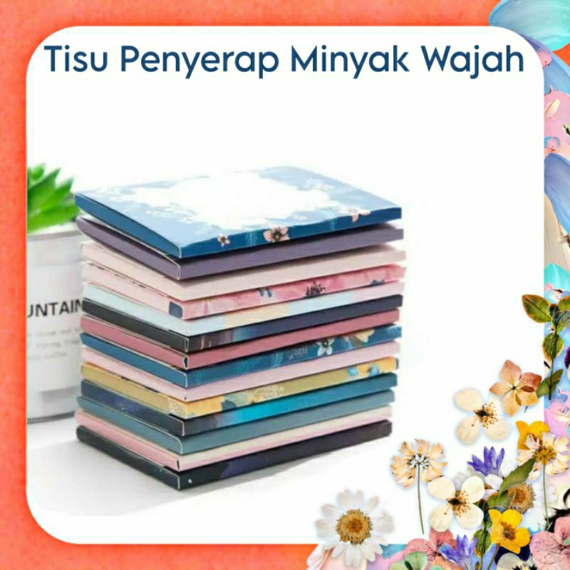 Jual Kertas Linen Tissue Penyerap Minyak Wajah 50Pcs / Kertas Minyak ...