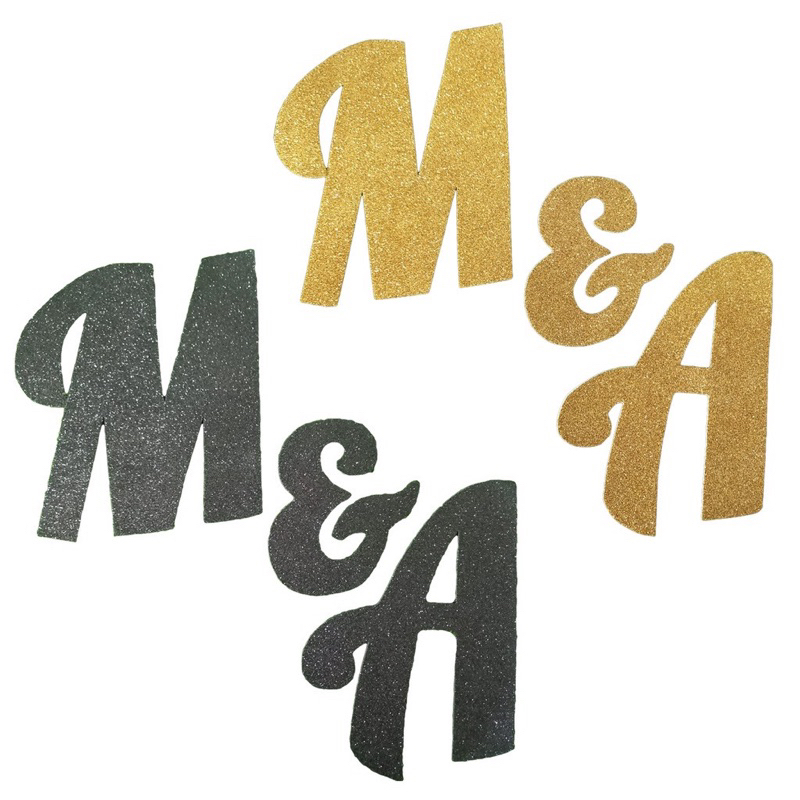 Jual Huruf inisial nama untuk dekorasi hiasan lamaran wedding ...