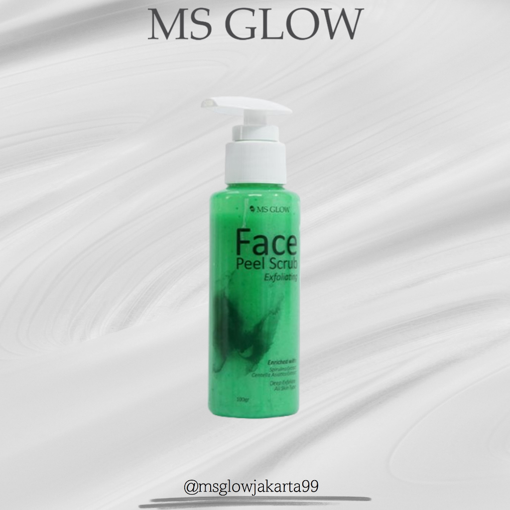 Jual MS GLOW Face Peel Scrub Exfoliating 100gr | Shopee Indonesia