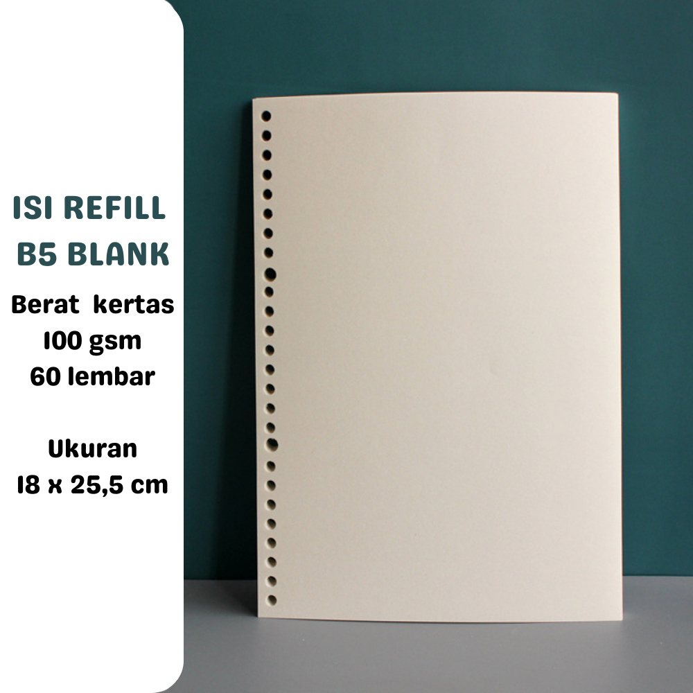 Jual DAY7 Binder A5 / B5 isi 70 lembar simpel elegan pengait tarik buka ...
