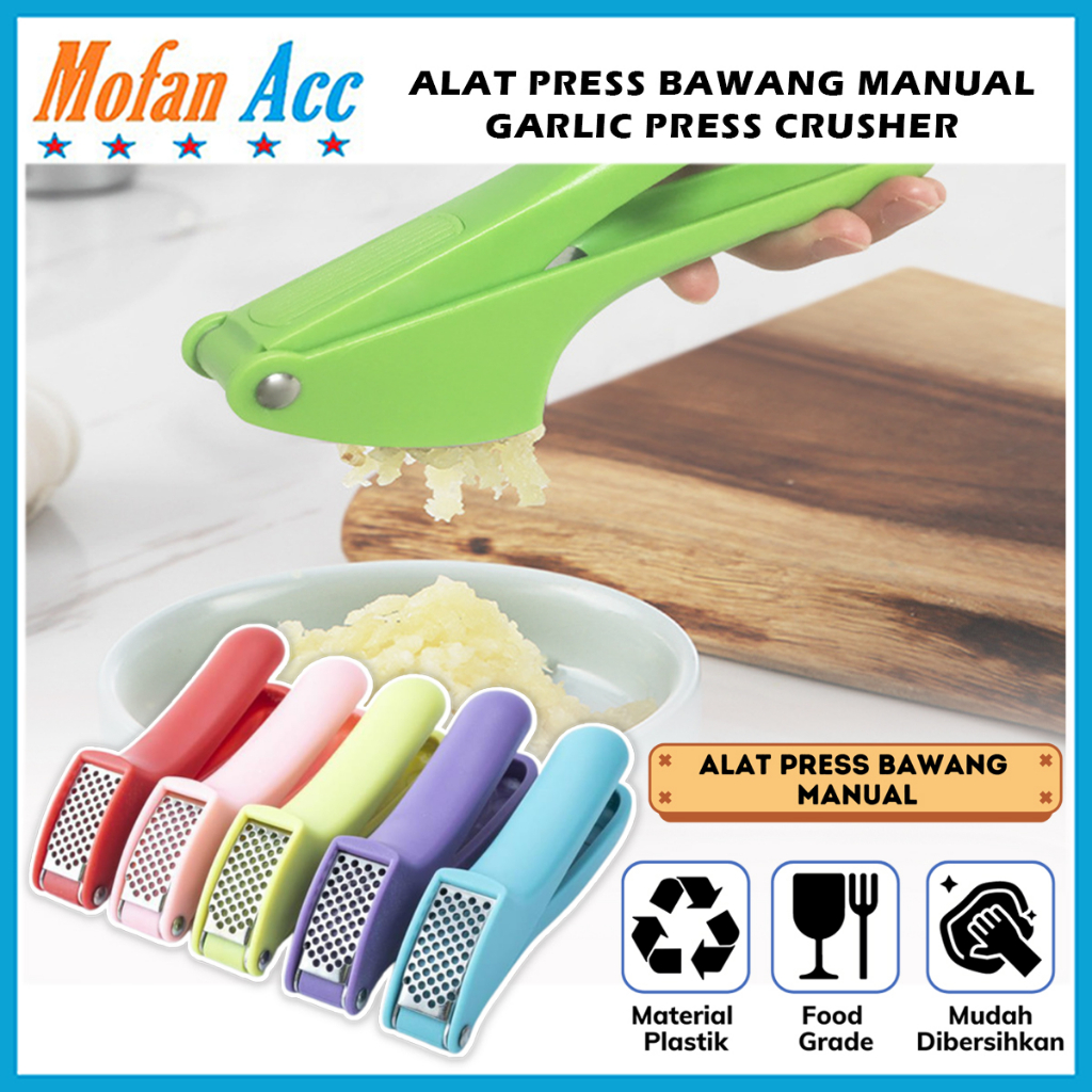 Jual Alat Penghancur Bawang Putih Merah Manual / Garlic Press Crusher ...