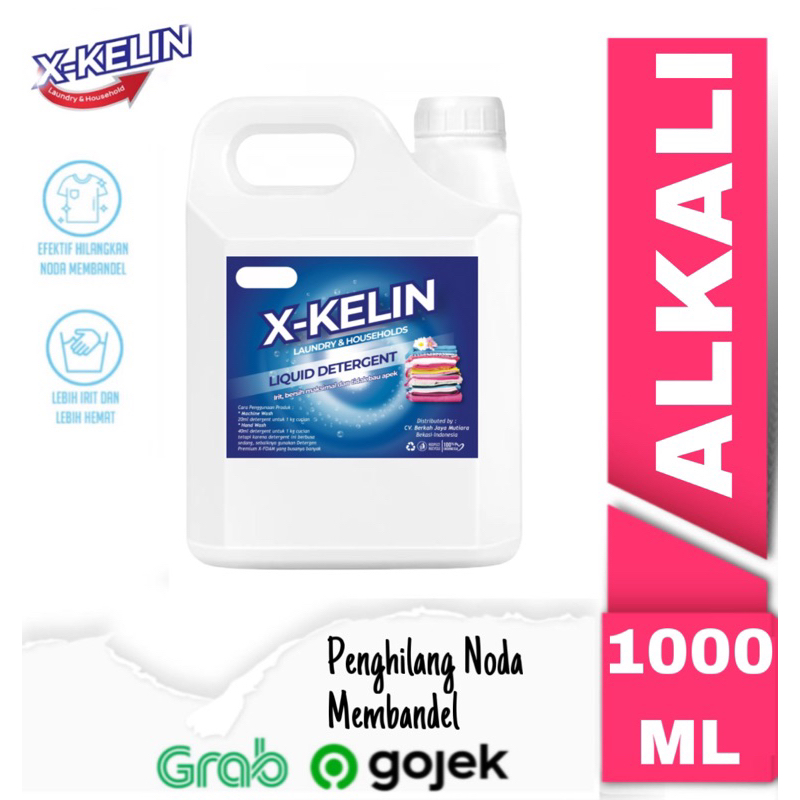 Jual Alkali X-KELIN 1 liter - Penghilang Noda Pakaian | Shopee Indonesia