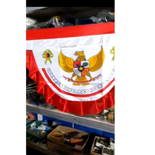 Jual BENDERA MERAH PUTIH RESPLANG GAMBAR GARUDA PANJANG 5 METER ...
