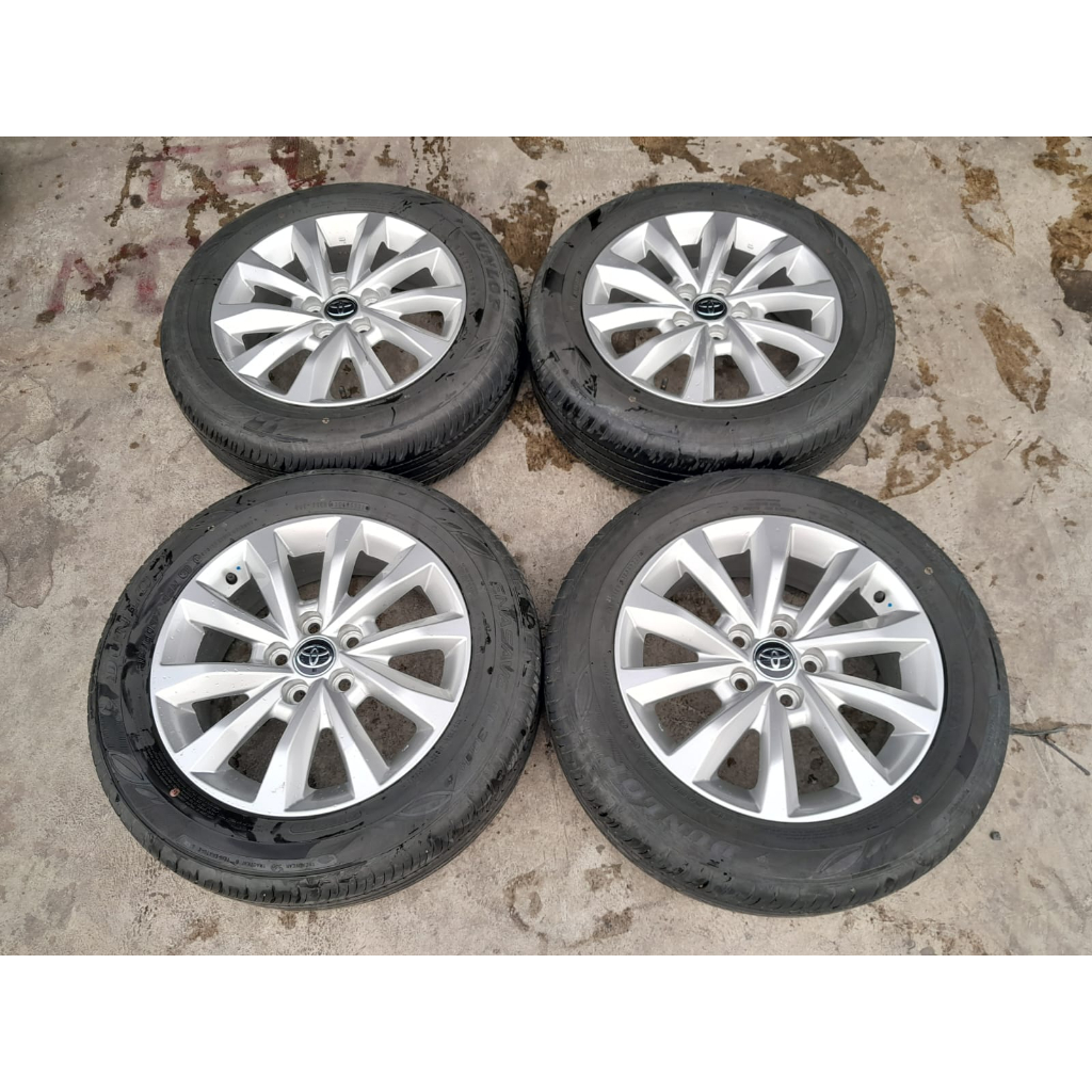 Jual Velg Ori Copotan Mobil Innova Zenix Ring 17 Ban Dunlop 2022 Velg ...