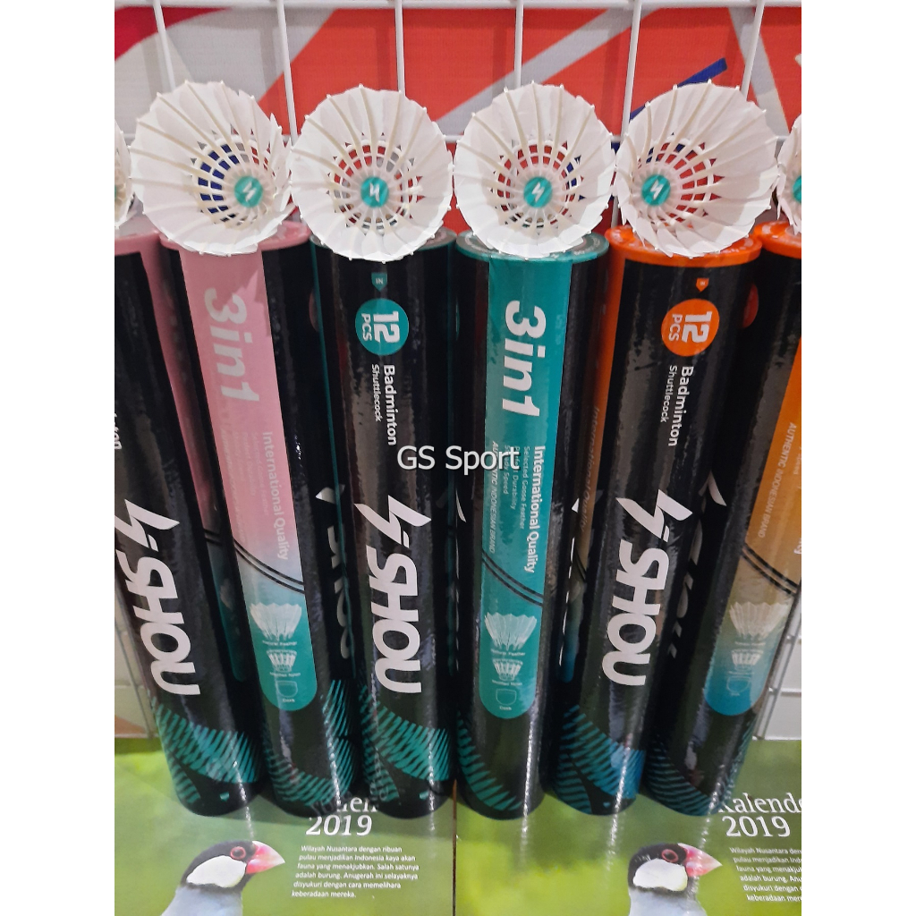 Jual SHUTTLECOCK SHOU 3IN1 | Shopee Indonesia