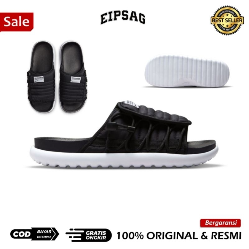 Jual Nike Asuna 2 Slide Black Black Dark Grey White RESMI ORIGINAL ...