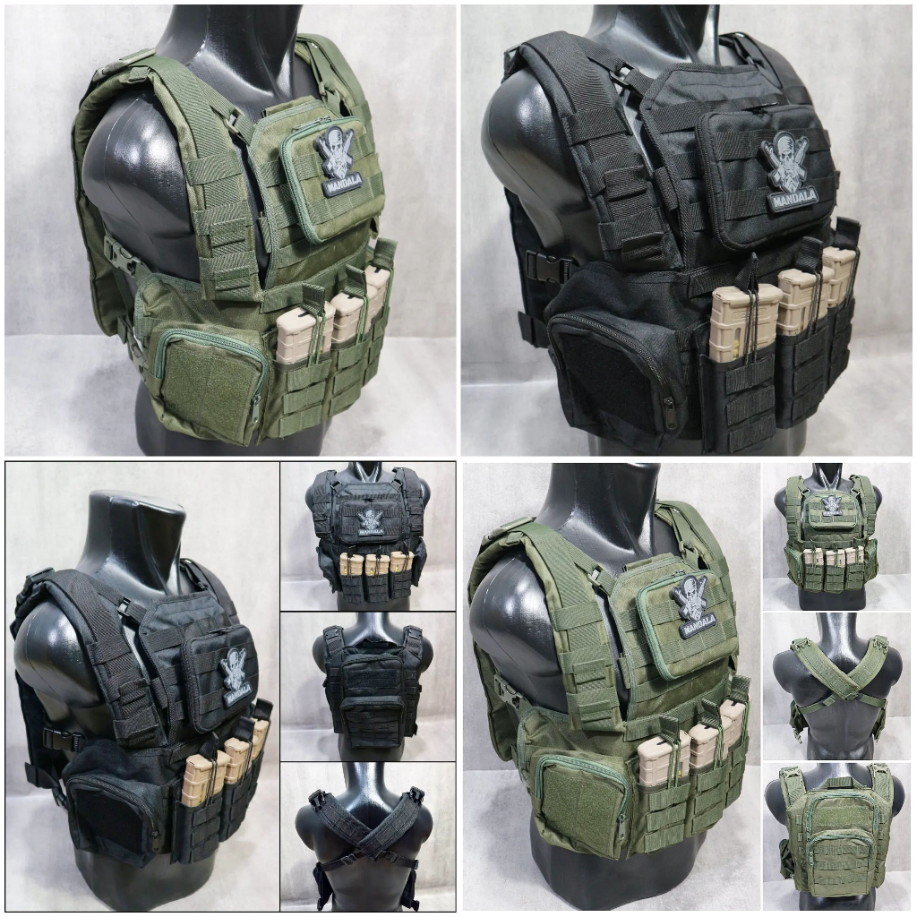 Jual Bodyvest tactical Chestrik / Rompi chestrik bisa diisi kevlar plat ...