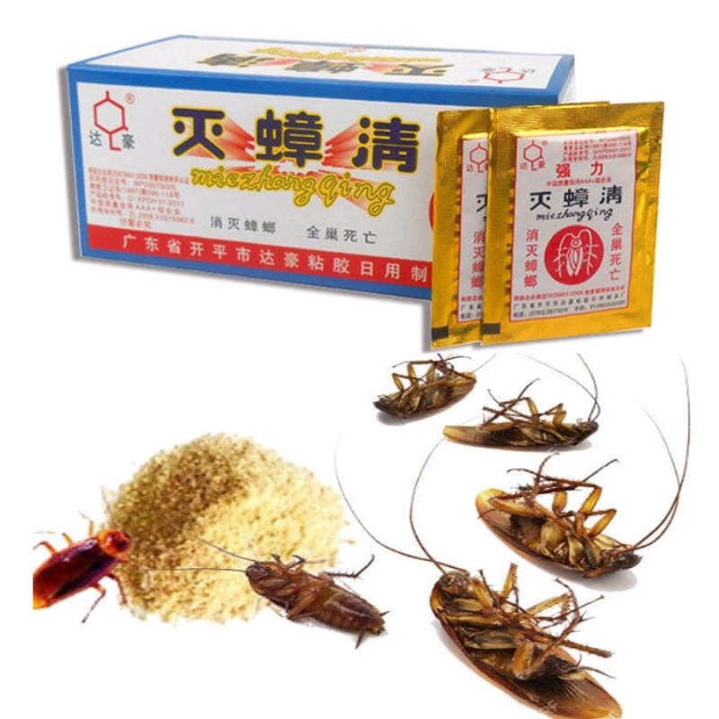 Jual Racun Kecoa Bubuk Anti Cockroach Killing Bait Powder Serbuk Obat ...