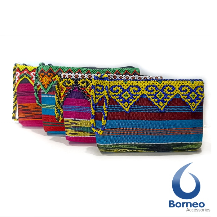 Jual Dompet Pouch Kain Tenun Ulap Doyo Manik Dayak Kalimantan | Shopee ...