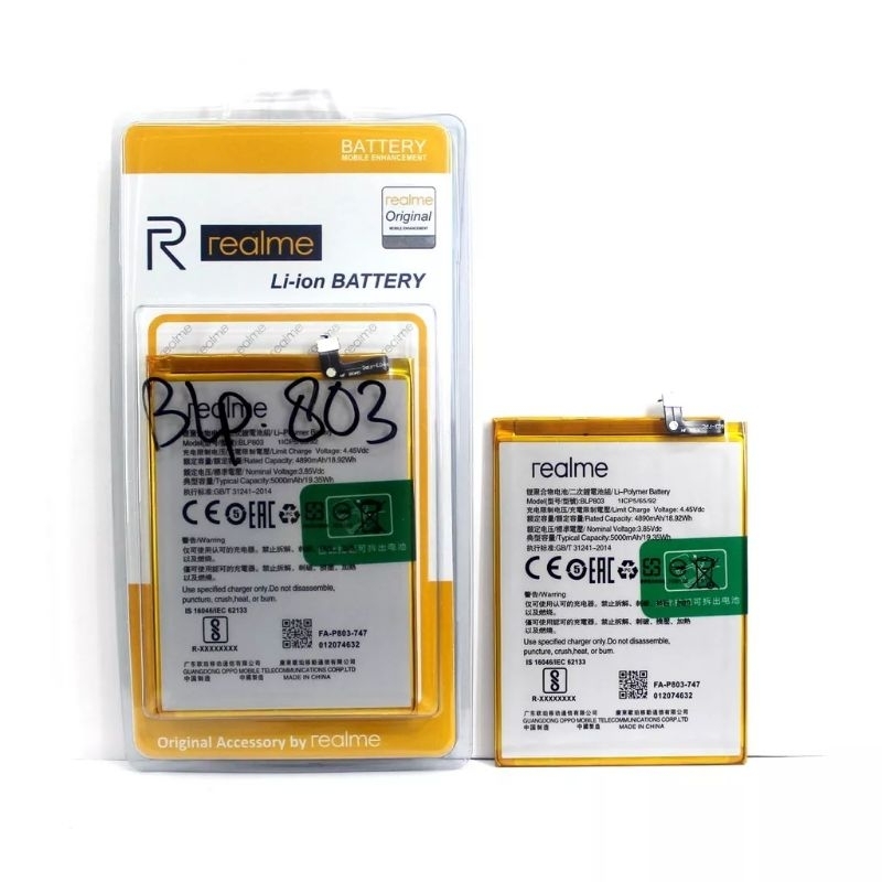 Jual Batre Baterai HP REALME 7i RMX2103 ORIGINAL 100% Model Batrei ...