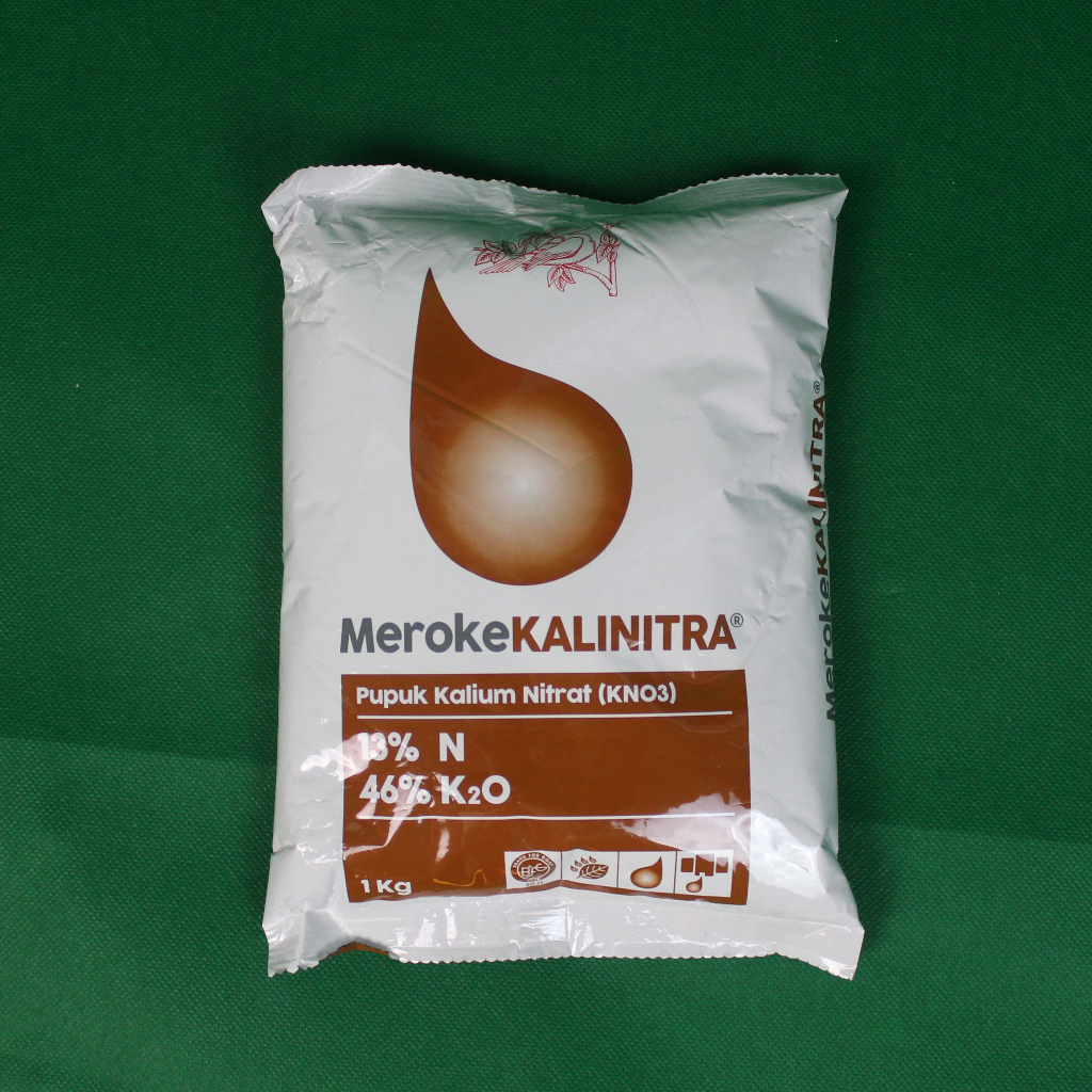 Jual Pupuk Meroke Kalinitra 1Kg Kalium NItrat KNO3 Original Kemasan ...