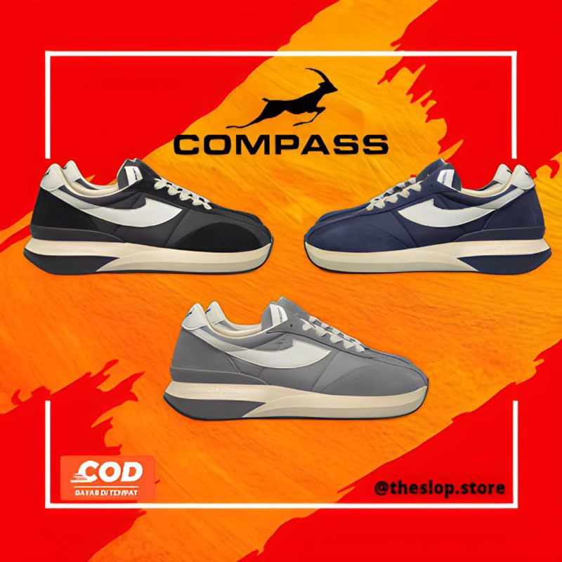 Jual [ORIGINAL]SEPATU COMPASS VELOCITY X NEIGHBORHOOD/BLACK/GREY/NAVY ...