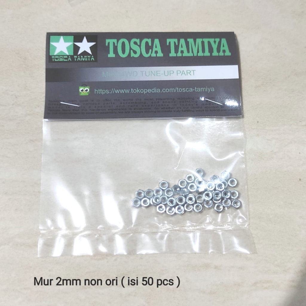 Jual Mur Tamiya 2mm non ori ( isi 50 pcs ) | Shopee Indonesia