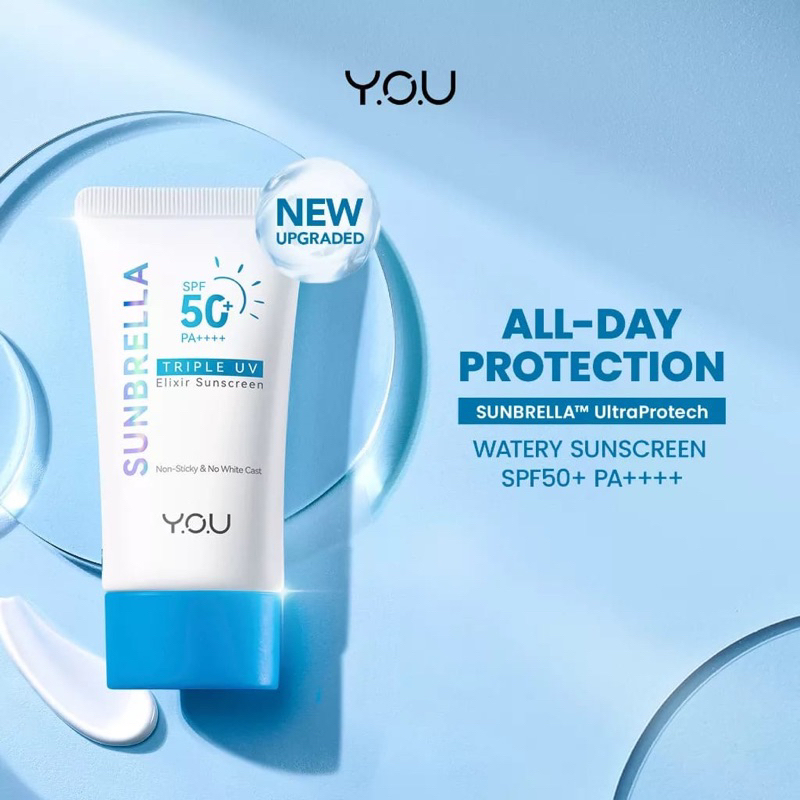 Jual [READY STOCK] YOU Triple UV Elixir Sunscreen Gel SPF 50+ PA ...