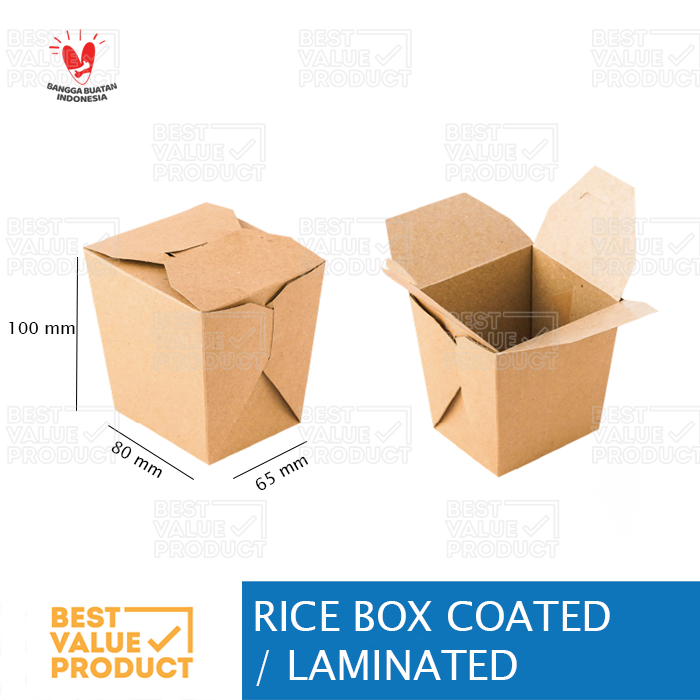 Jual Food Pail / Paper Rice Box / Lunch Box / Kertas Dus Makanan ...