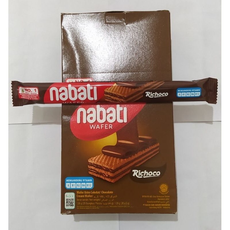 Jual Nabati 6 gr choco atau wafer 500 coklat | Shopee Indonesia