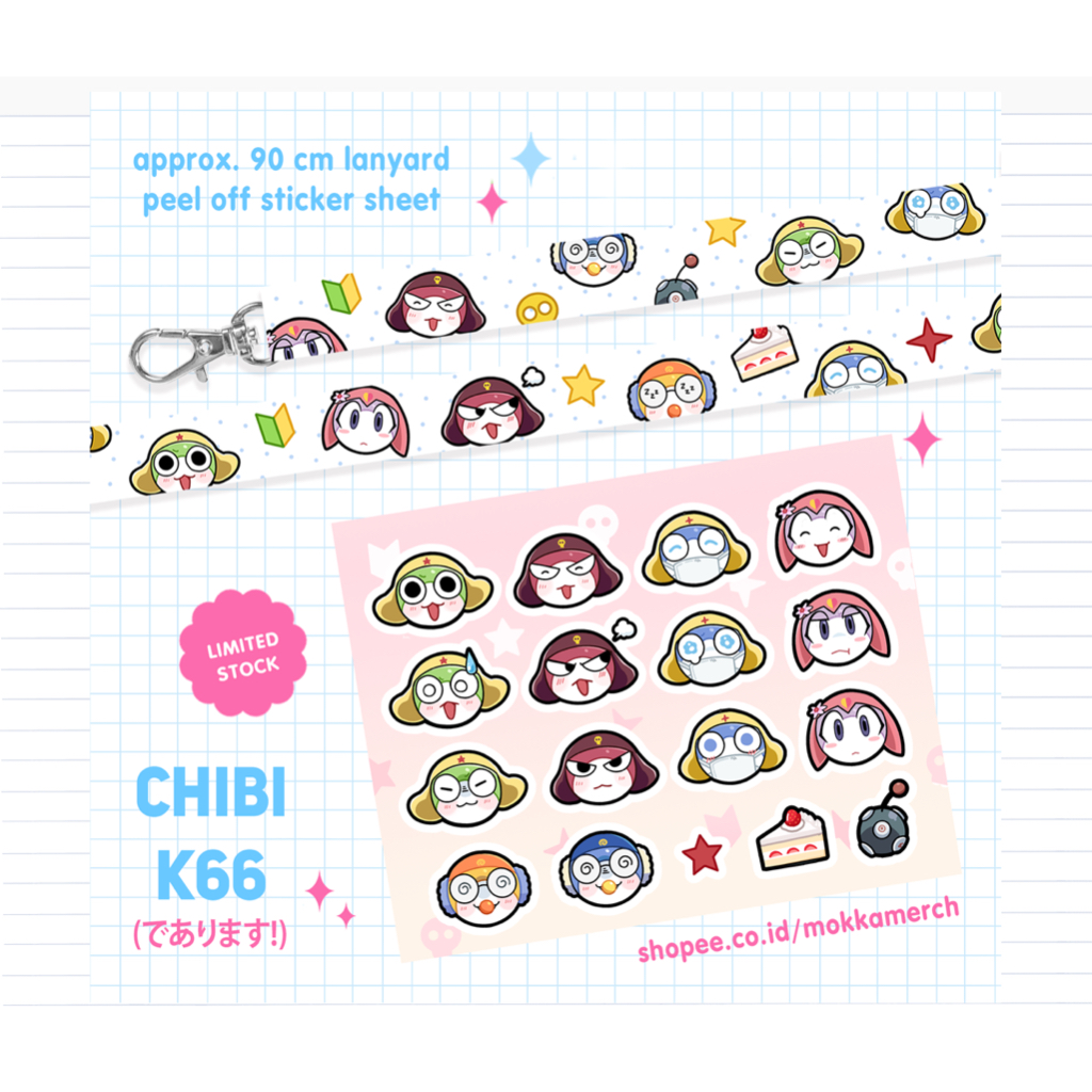 Jual MOKKAMERCH | Premium Sticker | Fan Merchandise: "Keroro Gunso ...