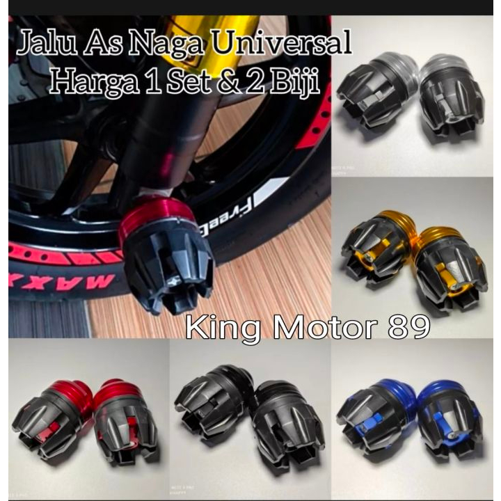 Jual Jalu as roda depan jumbo cnc buah naga | Shopee Indonesia