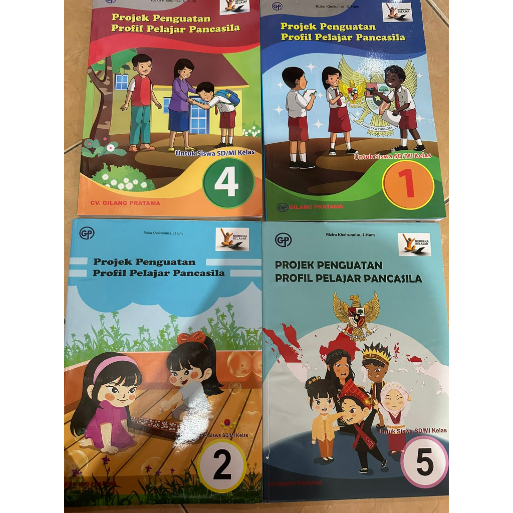 Jual BUKU P5 PROJEK PENGUATAN PROFIL PELAJAR PANCASILA Kelas 12345 | Shopee Indonesia