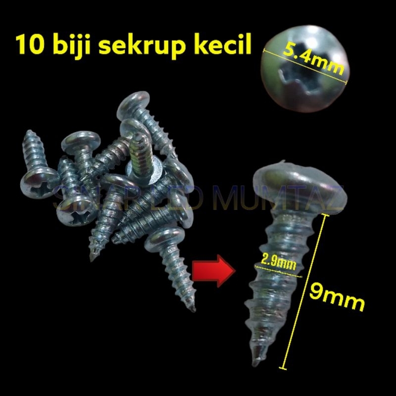 Jual 10biji sekrup/baut kecil | Shopee Indonesia