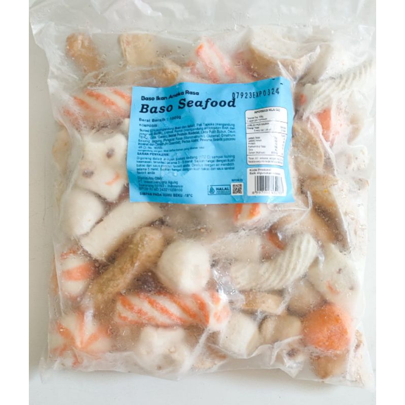 Jual Bakso Seafood 1 Kg / Mix Seafood / Baso Seafood Curah | Shopee ...